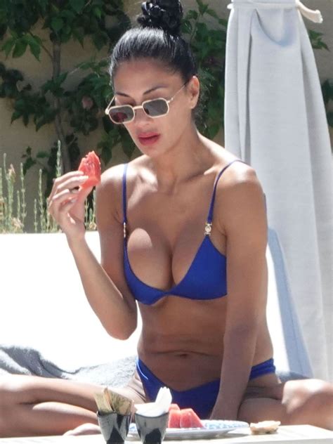 Nicole Scherzinger In A Blue Bikini In Sardinia 08102023 • Celebmafia