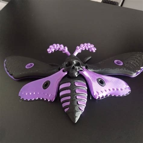 3d Printer Files 3mf File Dead Head Moth Artiulated Creality Cloud