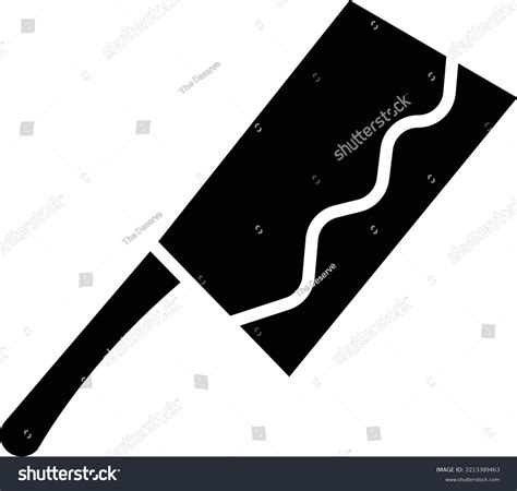 Horror Knife Vector Icon Which Suitable Stock Vector Royalty Free