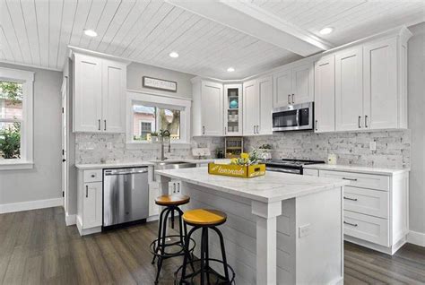 19 Shiplap Ceiling Ideas Design Guide Shiplap Kitchen Kitchen