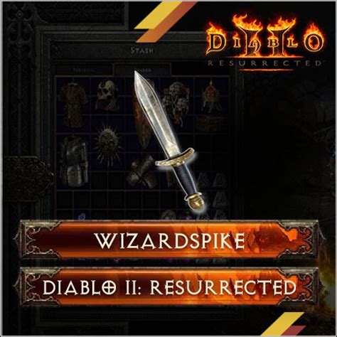 Wizardspike Wizzy Diablo 2 Resurrected D2r Diablo 2 Ebay