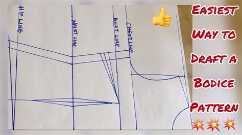 How To Make Perfect Bodice Block Pattern How To Draft Basic Bodice