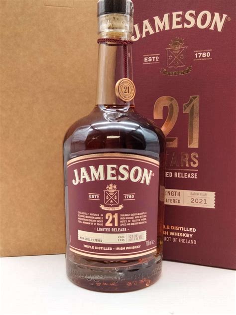Jameson 21 Year Old Cask Strength 2021 Limited Release Whiskey