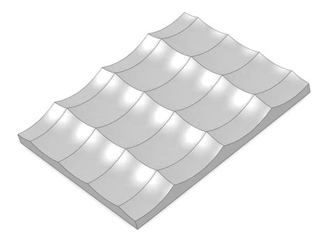 Array Negative Concave Rectangular Anr Aµs Microoptics