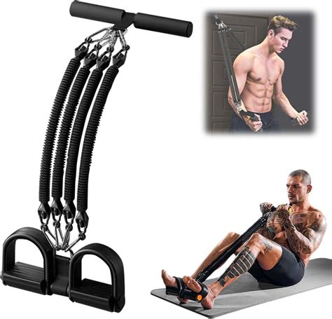 21 Fitness Resistance Bands 4 Tube Pedal Ankle Puller 2025 New Pedal