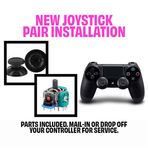 Playstation 4 Controller Joystick Replacement Service Retro Island Gaming