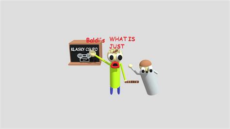 Baldis Basics Baldi And Principal Download Free 3d Model By Checkremake2017 Checkremake496