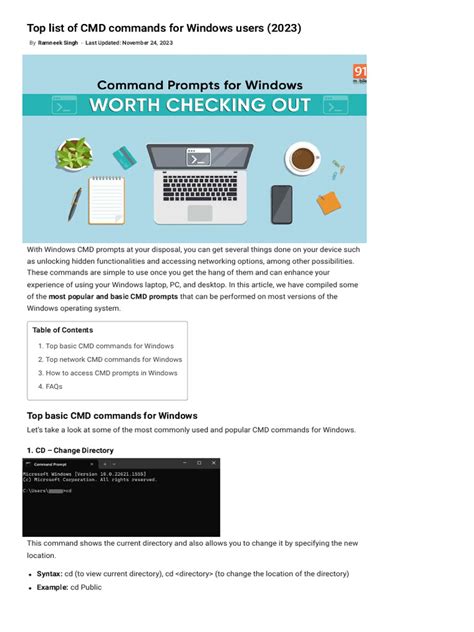 top list of cmd commands for windows users 2023 91mobiles co