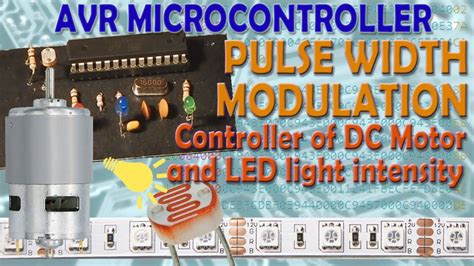 avr microcontroller pulse width modulation Сontroller of dc motor and