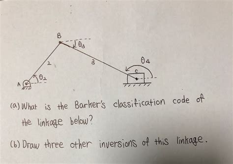 Solved A What Is The Barkers Classification Code Of The