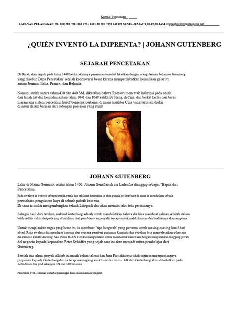 Penemuan Mesin Cetak Oleh Gutenberg Pdf
