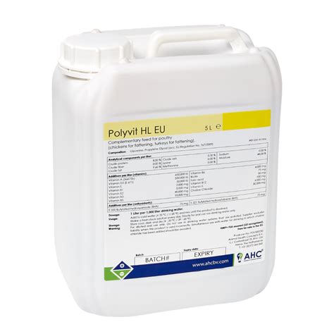 Polyvit Hl Eu 5 Litres Stable Brothers