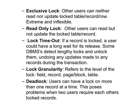 Functions Of Database Management Systems Ppt