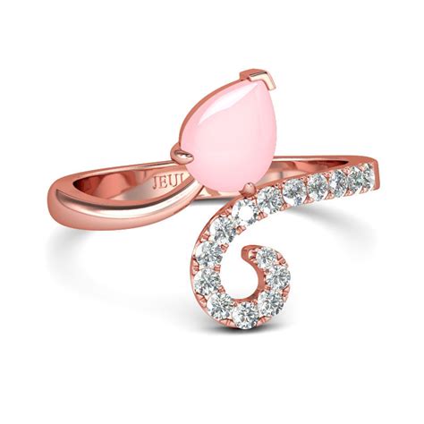 Jeulia Water Drop Sterling Silver Cocktail Ring Jeulia Jewelry