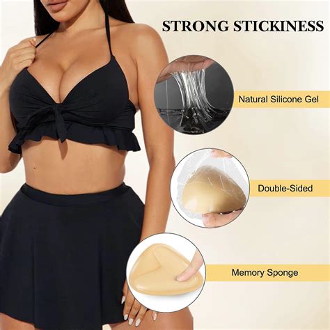 Double Sided Sticky Bra Inserts Self Adhesive Pads Lift Bra Inserts