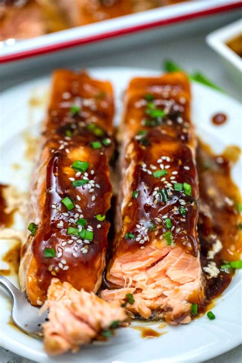 Teriyaki Salmon With Homemade Teriyaki Sauce