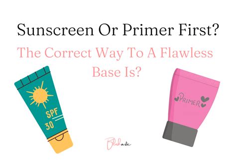 Sunscreen Or Primer First Heres The Correct Order Blushastic