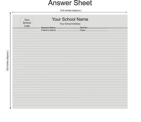 School Answer Sheet Printing Service At ₹ 2page In Vasai Virar Id 2855673603862