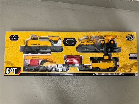 Cat Caterpillar Construction Express Train Set Neu Und