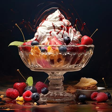 Premium Ai Image Sweet Dessert