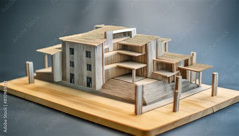 Infrastructure Building Design Model Highlighting The Essence Of Building Information Modeling