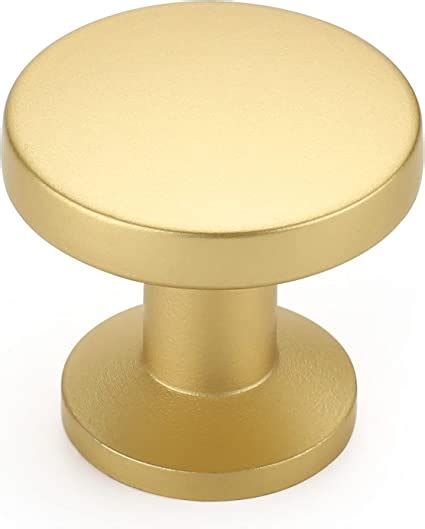 Homdiy 10 Pack Gold Cabinet Knobs Brass Cabinet Knobs Brushed Brass