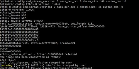 cannot run arm ethosu demo troubleshooting apache tvm discuss