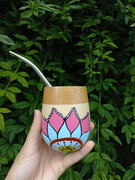 Wood Yerba Mate Set Yerba Mate Set With Blue Heart Artofit