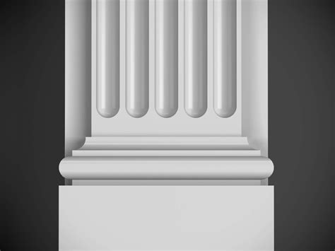 150 Pilasters Collection Kitbash 3d Model By Engmianoa