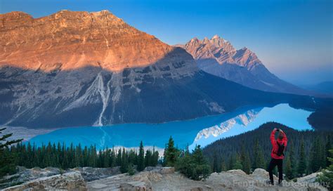 Sunrise Peyto Lake Banff National Park Alberta Canada A Photo On