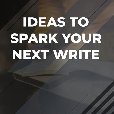 Inspiration For Writing Discover The Secrets To Boost Your Creative