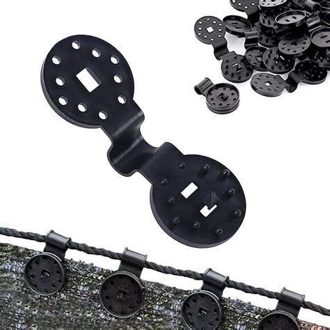 Zelonuus 50 Pack Tarp Clips Heavy Duty Lock Grip Reusable