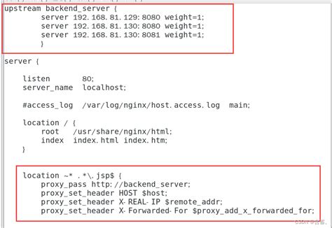 nginx tomcat 负载均衡动静分离集群