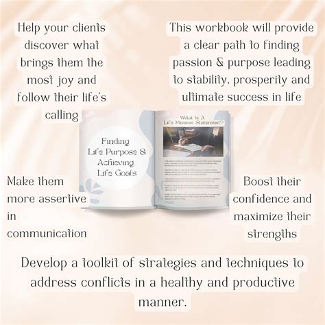 Life Coaching Workbook For Finding Passion Purpose And Goal Setting
