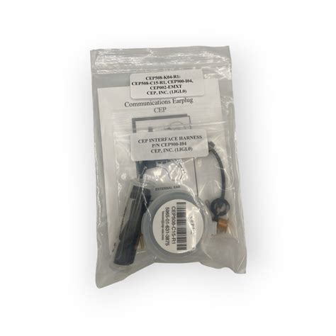 Standard Cep Kit With Interface And Mixed Size Ear Tips Paraclete Aviation Life Support