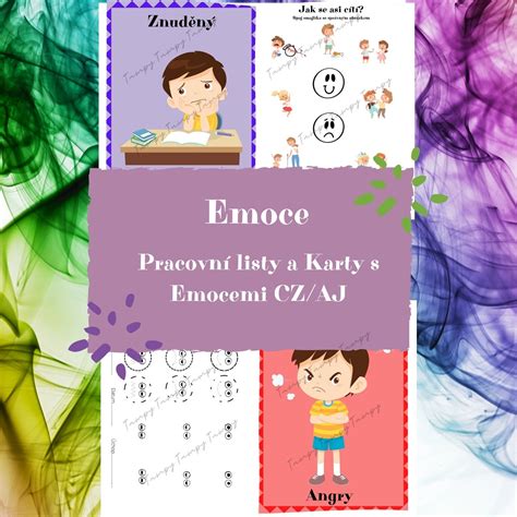 Emoce Pracovní Listy A Kartičky Nezařazené K Předmětu