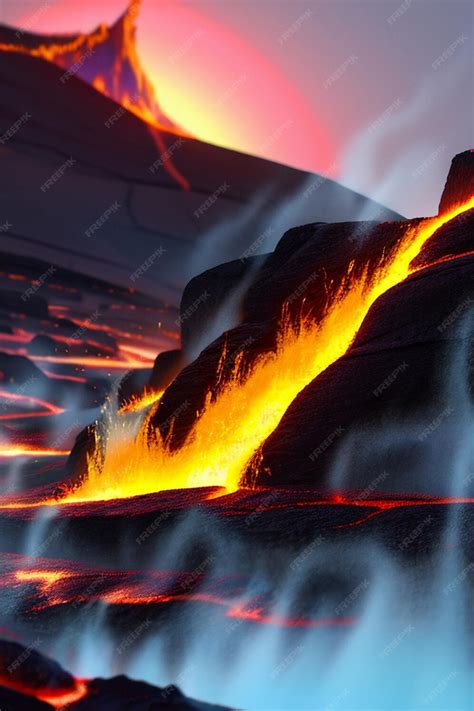 Premium Ai Image Natural Disaster Earth Extreme Environment Active