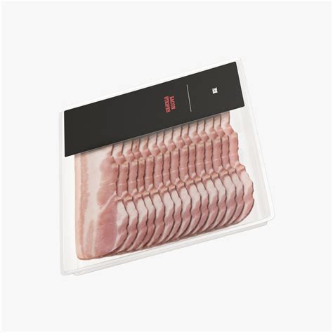 3d Packaged Bacon Model Turbosquid 2377909