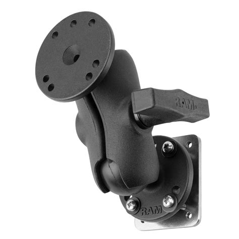 Ram® Drill Down Dashboard Mount With Backing Plate C Size Short Ram
