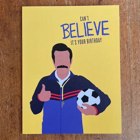 Ted Lasso Birthday Card 7riverstradingco