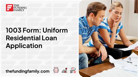1003 Form Uniform Residential Loan Application