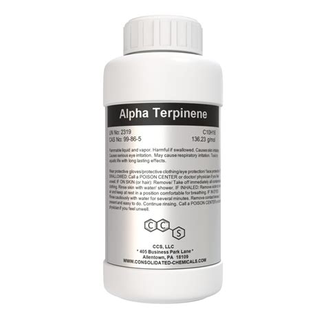 Alpha Terpinene High Purity Natural Terpene Consolidated Chemical