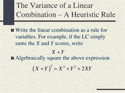 Ppt The Laws Of Linear Combination Powerpoint Presentation Free
