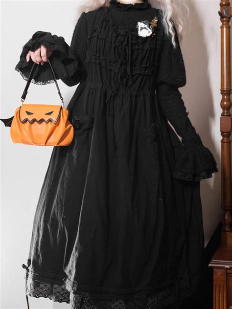 Halloween Orange Pumpkin Tote Bag With Detachable Bat Wings
