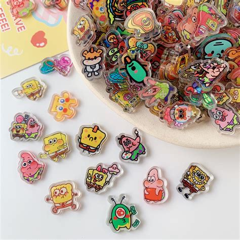 2cm Spongebob Acrylic Patch Clouddiy