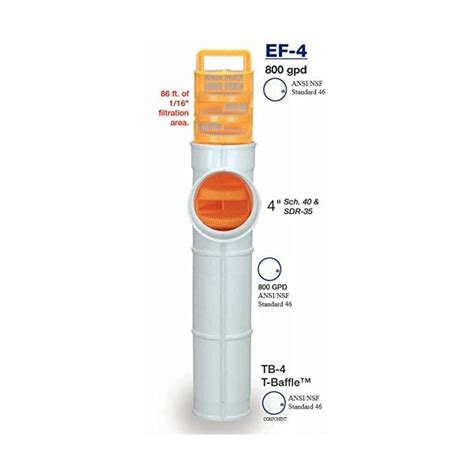 Tuf Tite Effluent Filter Ef 4 Combo Bracys A 1 Septic