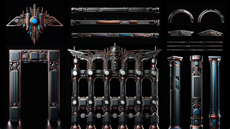 Semiconductor Design Projection Mapping Textures Pack Vol 12 Vms