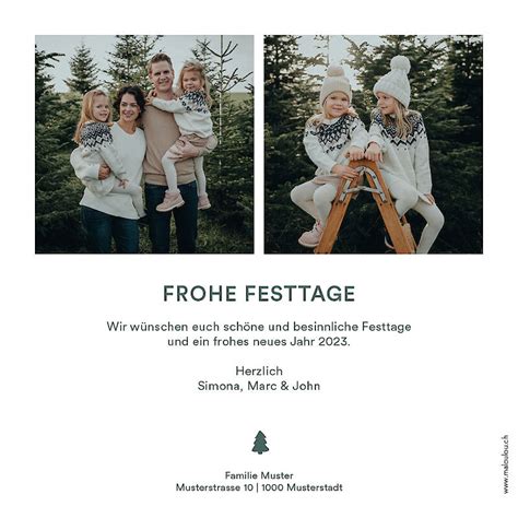 Cute 3 Weihnachtskarte