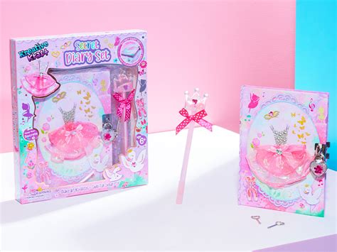 Kreativekraft Secret Diary For Girls With Lock Journal And Fluffy Pen