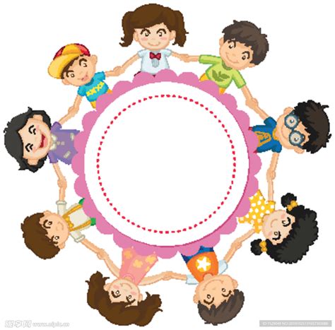 卡通儿童集合设计图卡通设计广告设计设计图库昵图网